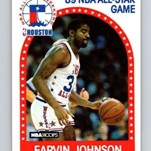 1989-90 Hoops Basketball #166 Magic Johnson Los Angeles Lakers AS Official NBA Trading Card