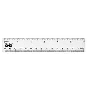 Mr. Pen- Ruler, 24 Pc Rulers (12",6"), Ruler 12 inch, Clear Ruler, 6 inch Ruler, Plastic Ruler, Drafting Tools, Rulers for Kids, Measuring Tools, Ruler Set, Ruler inches and Centimeters, Transparent