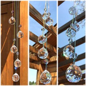 Crystals Ball Prisms Suncatcher Hanging Ornament Rainbow Maker for Home,Garden Decoration