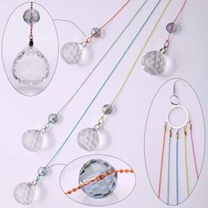 Crystals Ball Prisms Suncatcher Hanging Ornament Rainbow Maker for Home,Garden Decoration