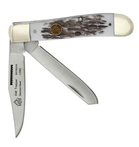 puma sgb trapper pom commando stag folding pocket knife