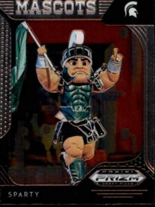 2019 prizm draft picks football #67 sparty mascot michigan state spartans official ncaa trading card from panini