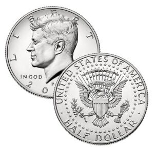 2019 p, d kennedy half dollar 2 coin set half dollar us mint uncirculated