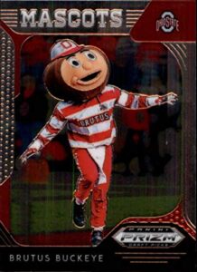 2019 panini prizm draft picks #14 brutus buckeye ohio state buckeyes football card