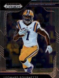 2019 panini prizm draft picks #61 leonard fournette lsu tigers football card