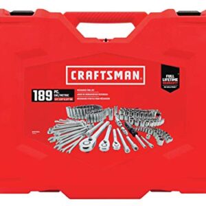 CRAFTSMAN Mechanics Tool Set, SAE/Metric, 189-Piece (CMMT12034)