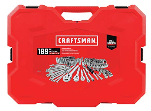 CRAFTSMAN Mechanics Tool Set, SAE/Metric, 189-Piece (CMMT12034)