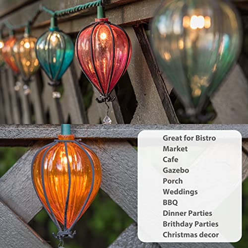 11FT String Lights with 10 Bulbs Backyard Patio Lights String Lights,Hanging Indoor/Outdoor String Lights for Bistro Tents Market Cafe Gazebo Porch Letters Party Deco