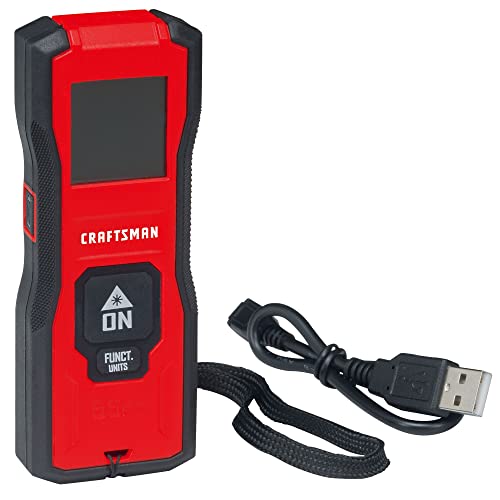 CRAFTSMAN Distance Meter/Laser Measure Tool, 65-Foot Range (CMHT77638)