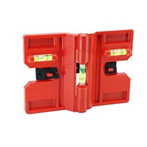 Ding King Magnetic Post Level Tool Pack of 2 Folds for Storage