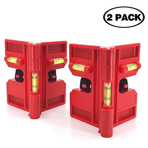 Ding King Magnetic Post Level Tool Pack of 2 Folds for Storage