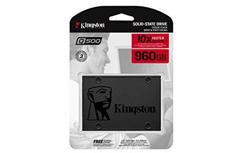 Kingston - SQ500S37/960G Q500 - Solid State Drive - 960 GB - Internal - 2.5 - SATA 6GB/S