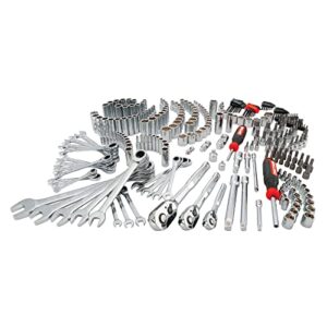 craftsman mechanics tool set, sae and metric, 1/2, 1/4, and 3/8 drive sizes, 298-piece (cmmt12039)