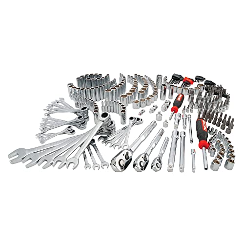 CRAFTSMAN Mechanics Tool Set, SAE and Metric, 1/2, 1/4, and 3/8 Drive Sizes, 298-Piece (CMMT12039)