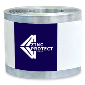 Zinc Protect - Roof Strip for Moss and Mildew Prevention, 2.5" Wide and 50' Long Zinc Strip