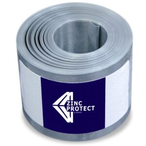 Zinc Protect - Roof Strip for Moss and Mildew Prevention, 2.5" Wide and 50' Long Zinc Strip