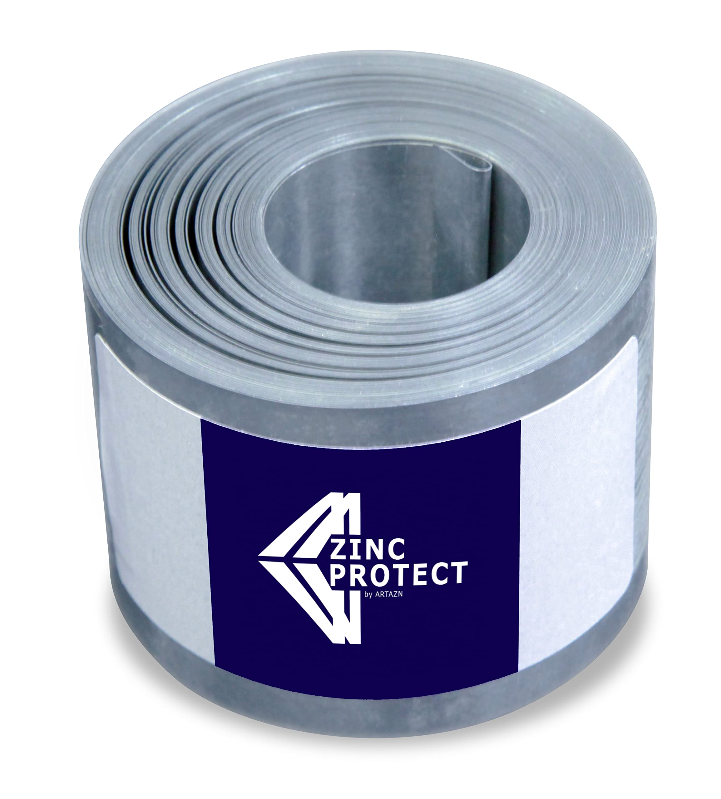 Zinc Protect - Roof Strip for Moss and Mildew Prevention, 2.5" Wide and 50' Long Zinc Strip