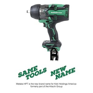 Metabo HPT 36V MultiVolt Impact Wrench | Tool Only - No Battery | 1/2-in Square Drive | High-Torque | Brushless Motor | WR36DBQ4, Green