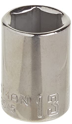 CRAFTSMAN Shallow Socket, Metric, 3/8-Inch Drive, 13mm, 6-Point (CMMT43545)