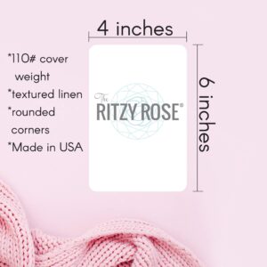 Ritzy Rose 16 Birth Affirmation Cards for Laboring Mother Deck for New Baby Essentials - Baby Shower Gift for Mom To Be