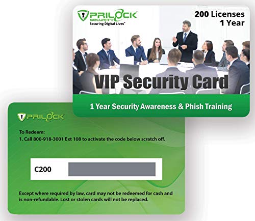 Security Awareness Training & Phish Testing for Up to 200 Users