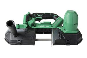 metabo hpt 18v multivolt™ cordless band saw | tool only - no battery | brushless motor | 3-1/4-inch cut capacity | lifetime tool warranty | cb18dblq4