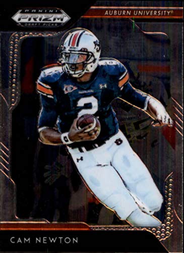 2019 Prizm Draft Picks Football #19 Cam Newton Auburn Tigers Official NCAA Trading Card From Panini