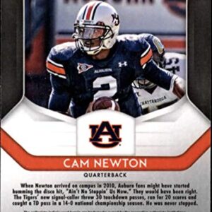 2019 Prizm Draft Picks Football #19 Cam Newton Auburn Tigers Official NCAA Trading Card From Panini