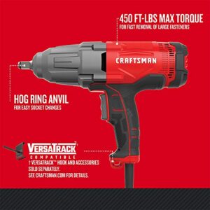 CRAFTSMAN Impact Wrench, 1/2 inch, 7.5 Amp, Corded (CMEF901)