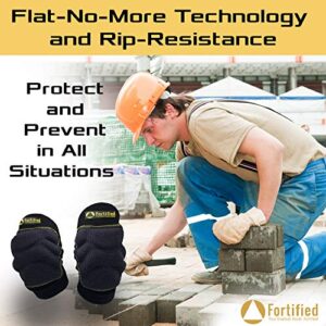 Knee Pads Sleeves Unisex | Protective Knees Support with Thick Breathable Compression for Max Comfort, Durability & Protection | Rip, Cut & Abrasion Resistant | Stretchable, Anti-Slip & Anti-Collision