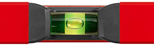 SOLA LSX482410 X PRO Aluminum Box Profile Spirit Level Set with 60% Magnified Vials, 10, 24 & 48-Inch , Red