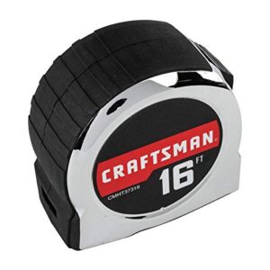 CRAFTSMAN Tape Measure, Chrome Classic, 16-foot (CMHT37316S)