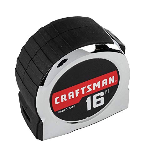 CRAFTSMAN Tape Measure, Chrome Classic, 16-foot (CMHT37316S)