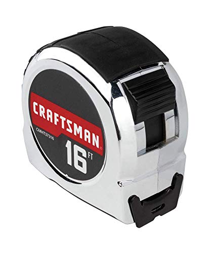 CRAFTSMAN Tape Measure, Chrome Classic, 16-foot (CMHT37316S)