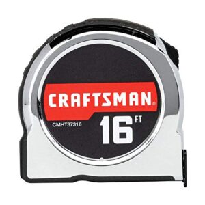 CRAFTSMAN Tape Measure, Chrome Classic, 16-foot (CMHT37316S)