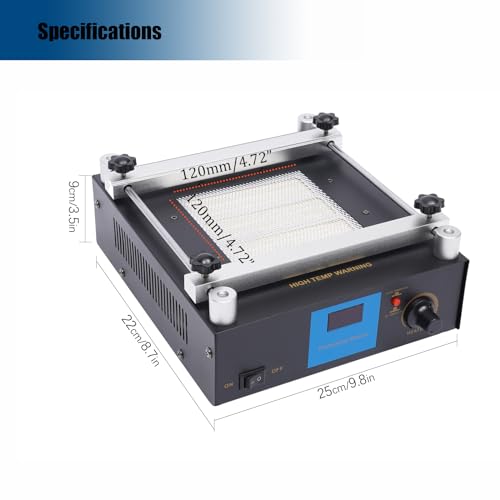 110V 853A 450W SMD PCB Preheater bga Rework Station Preheating Oven Station Infrared Preheating Station Hot Plate Preheating Oven Welder