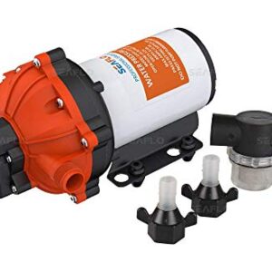 ALL NEW SEAFLO 55-Series Diaphragm Pump - 12V DC, 5.5 GPM, 60 PSI with HEAVY DUTY PRESSURE SWITCH