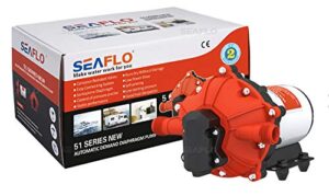 ALL NEW SEAFLO 55-Series Diaphragm Pump - 12V DC, 5.5 GPM, 60 PSI with HEAVY DUTY PRESSURE SWITCH