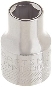 craftsman shallow socket, sae, 3/8-inch drive, 5/16-inch, 6-point (cmmt43000)