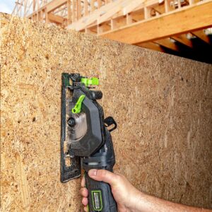 Genesis GCS445SE 4.0 Amp 4-1/2" Compact Circular Saw with 24T Carbide-Tipped Blade, Rip Guide, Vacuum Adapter, and Blade Wrench