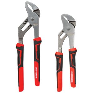 craftsman pliers, 8 & 10", 2piece groove joint set (cmht82547)