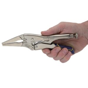 IRWIN VISE-GRIP Locking Pliers, Fast Release, Long Nose with Wire Cutter, 9-Inch (IRHT82582)