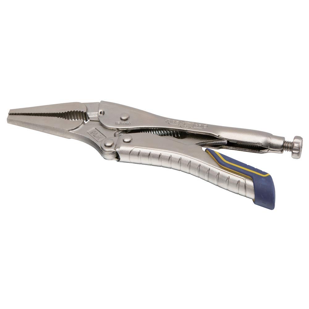 IRWIN VISE-GRIP Locking Pliers, Fast Release, Long Nose with Wire Cutter, 9-Inch (IRHT82582)