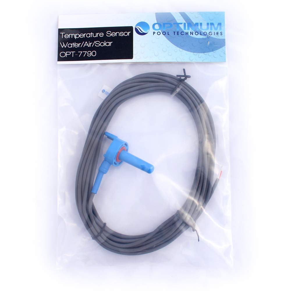 Optimum Pool Technologies® Water/Air/Solar Temperature Sensor Compatible Replacement for Jandy® - Compatible Replacement for 7790 - Includes 2" Pipe Clamp