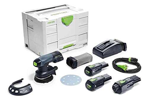 Festool 575716 Cordless Eccentric Sander ETSC 125 Li 3.1 Set w/Bluetooth - LATEST