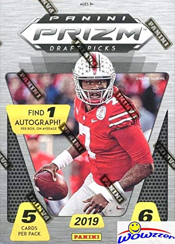 2019 Panini Prizm Draft Picks Football EXCLUSIVE Factory Sealed Retail Box with AUTOGRAPH ROOKIE! Look for ROOKIES & AUTOS of Kyler Murray, Dwayne Hoskins, Daniel Jones, Drew Lock & More! WOWZZER!