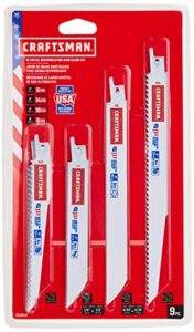 craftsman reciprocating saw blades, 9piece kit (2058840)