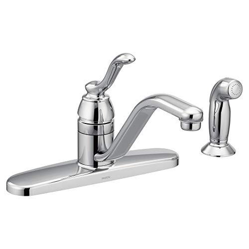 Moen 7051 Chrome One-Handle Kitchen Faucet