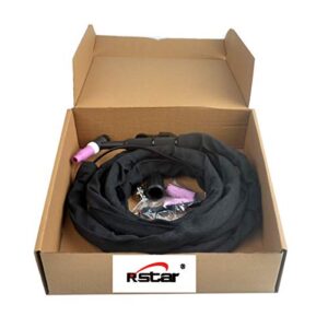 WP26 Tig Welding Torch Air-Cooled Tig Welding 13 Feet Cable,Connector: M16*1.5 Two-pin socket