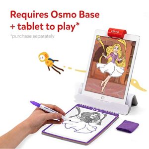 Osmo - Super Studio Disney Princess Game + Fire Tablet Base Bundle (Ages 5-11) (Osmo Fire Tablet Base Included)